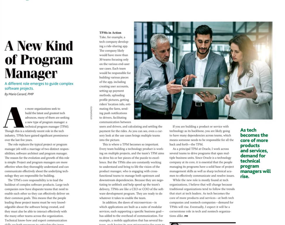 A New Kind of Program Manager