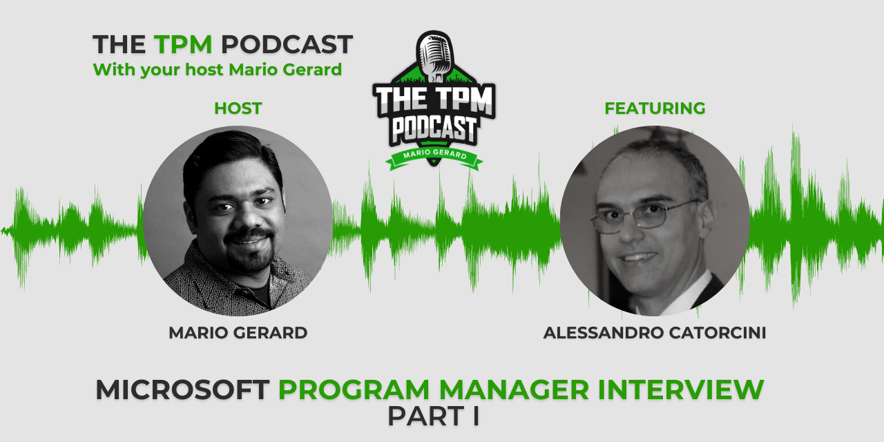 Microsoft Program Manager Interview: With Alessandro Catorcini